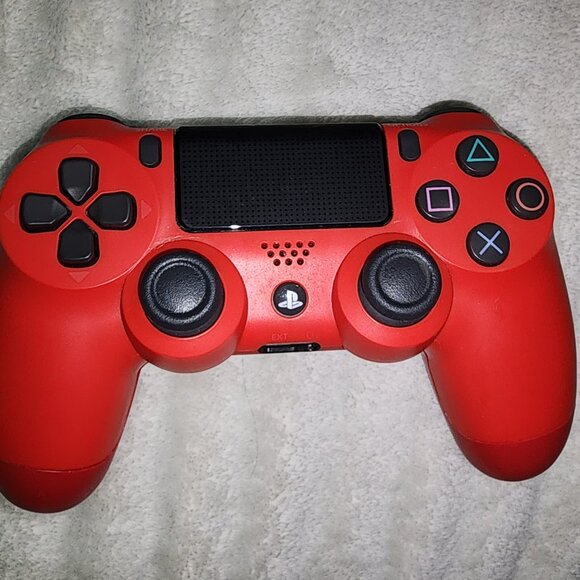 Video Games & Consoles | Broken Maybe Only Bad Battery Ps4 Controller Magma Red Playstation 4 ...